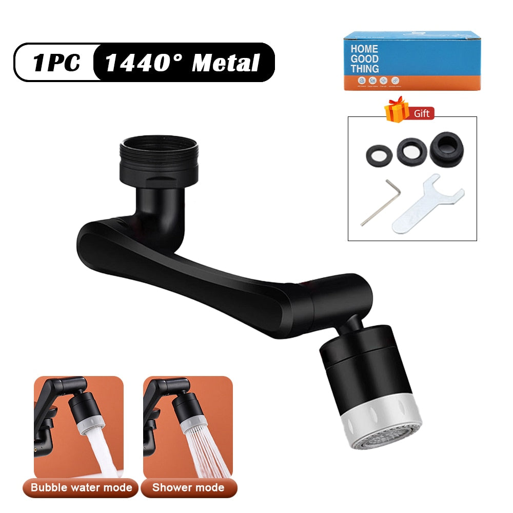 Rotatable Faucet Aerator Extension Spurtar 1440° Sink Faucet Aerator ...